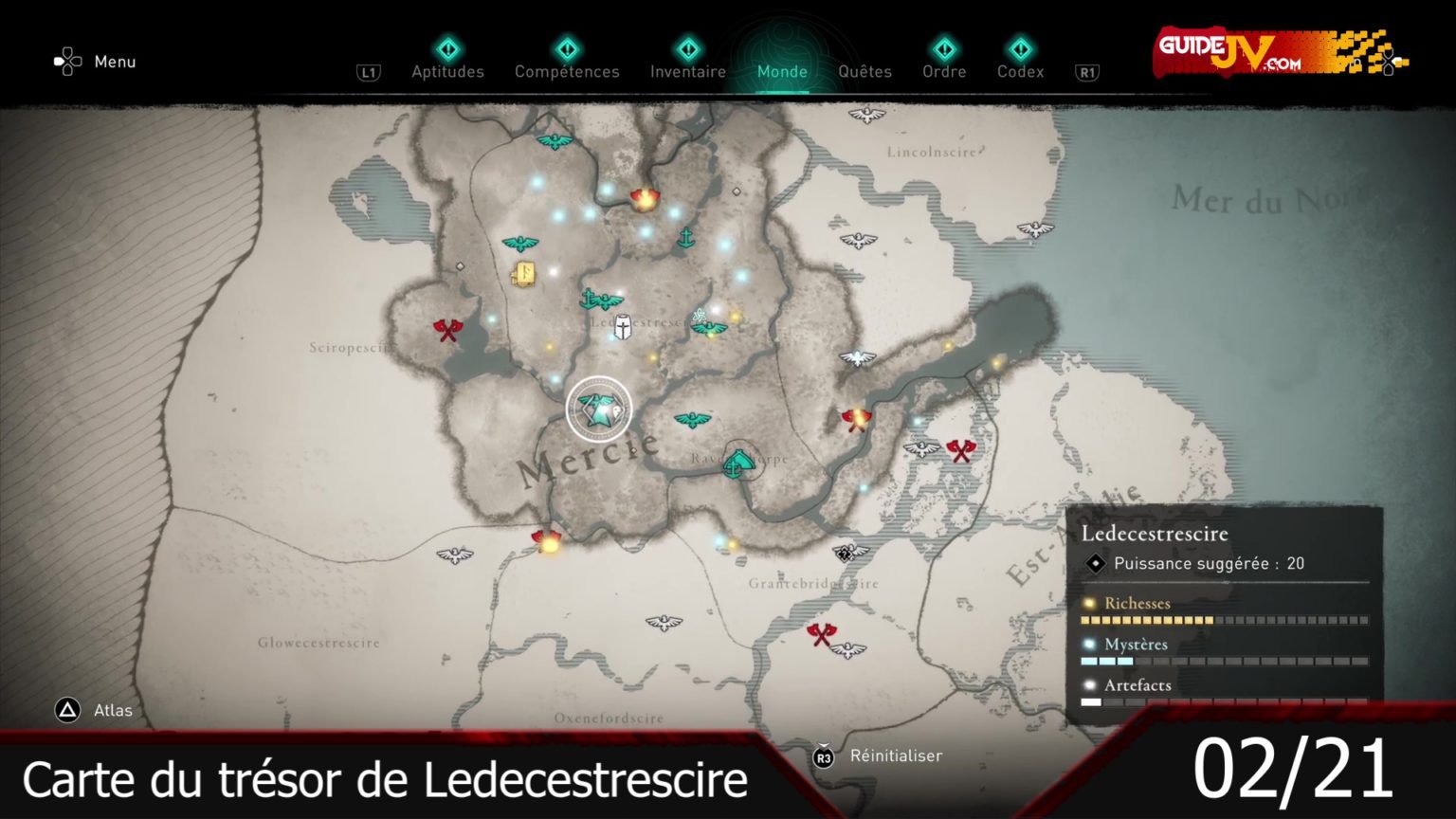 Assassin's Creed Valhalla : Emplacements et Solutions des Cartes aux ...